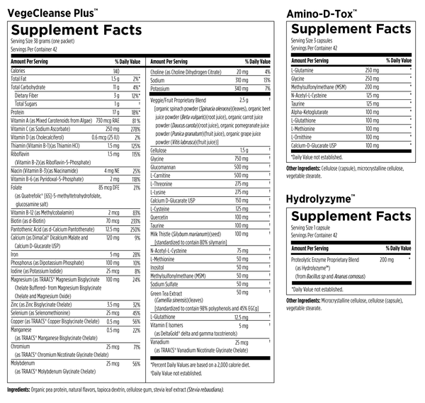 Designs for health VegeCleanse Plus™ Detox Program l Nutra nourish - nutranourish