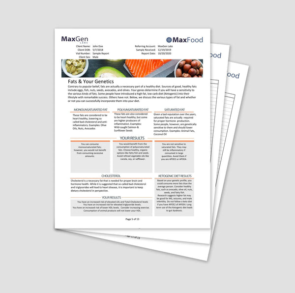 MaxFood Panel - DNA Lab Test | Nutra Nourish